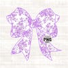 Purple and Yellow Tiger Stripe Bow PNG, Instant Download, School ...