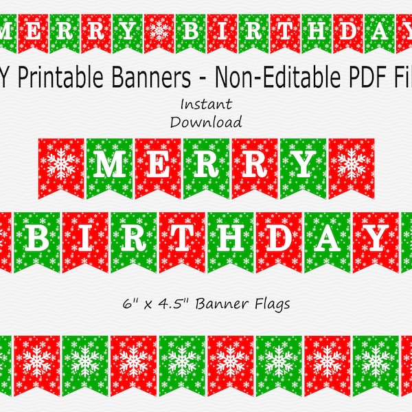 Christmas Bunting - Etsy