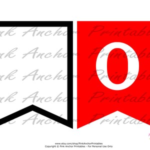Official Teenager #13 Banner - Red & Black - PRINTABLE - INSTANT ...