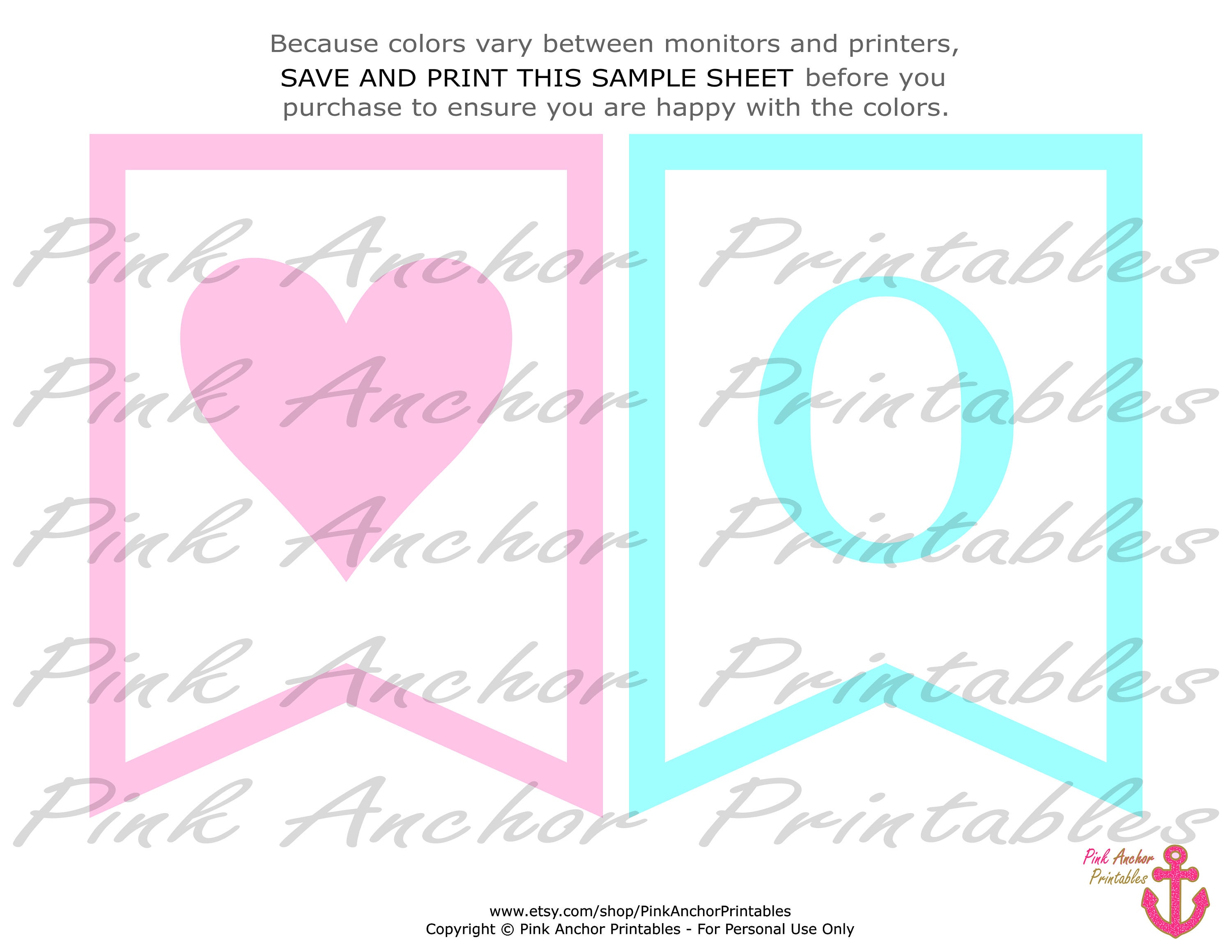 Pink or Blue We Love You Banner - Baby Pink & Blue - Gender Reveal ...