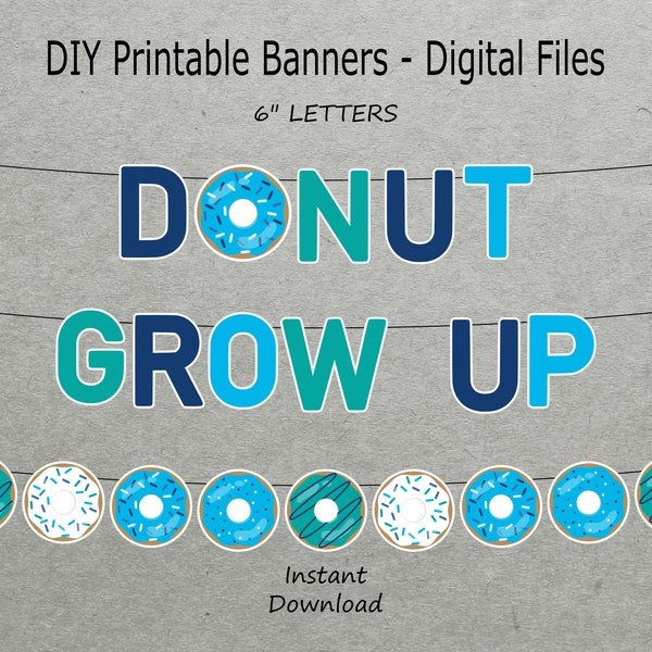 Donut Banner - Etsy