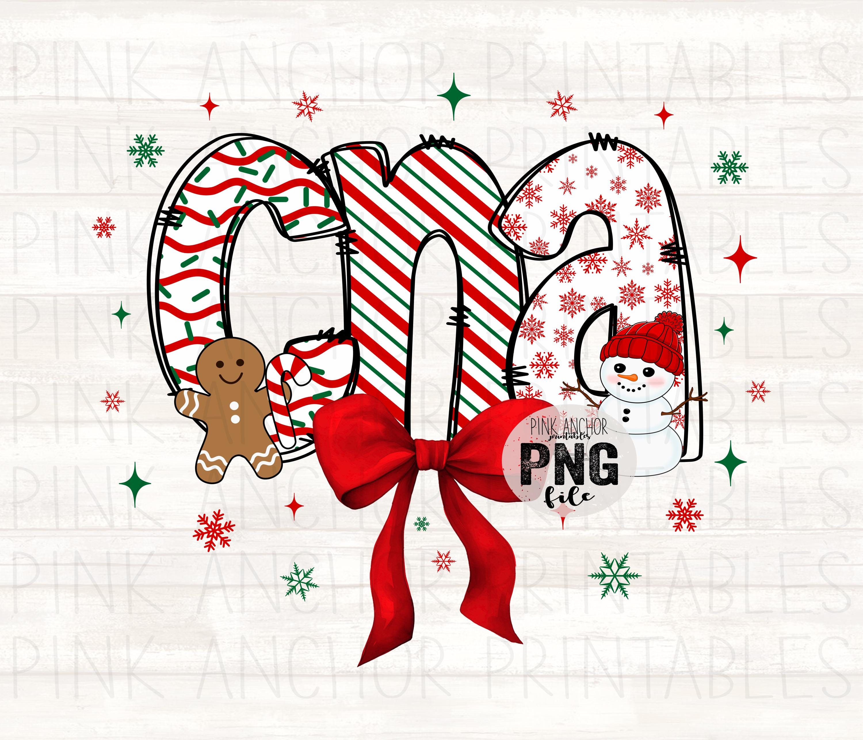 Instant Download CNA Christmas Snowflake Stripes Polka Dot Patterns ...