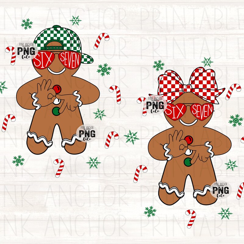 67 Gingerbread Dtf - Etsy