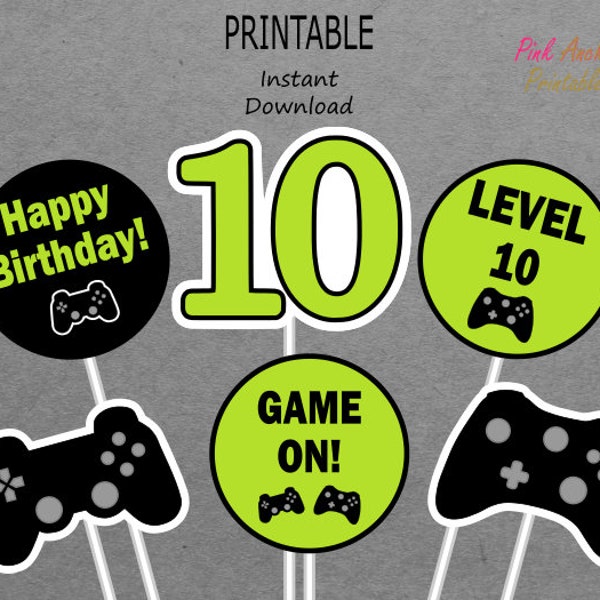 Video Game Cutouts - Etsy UK