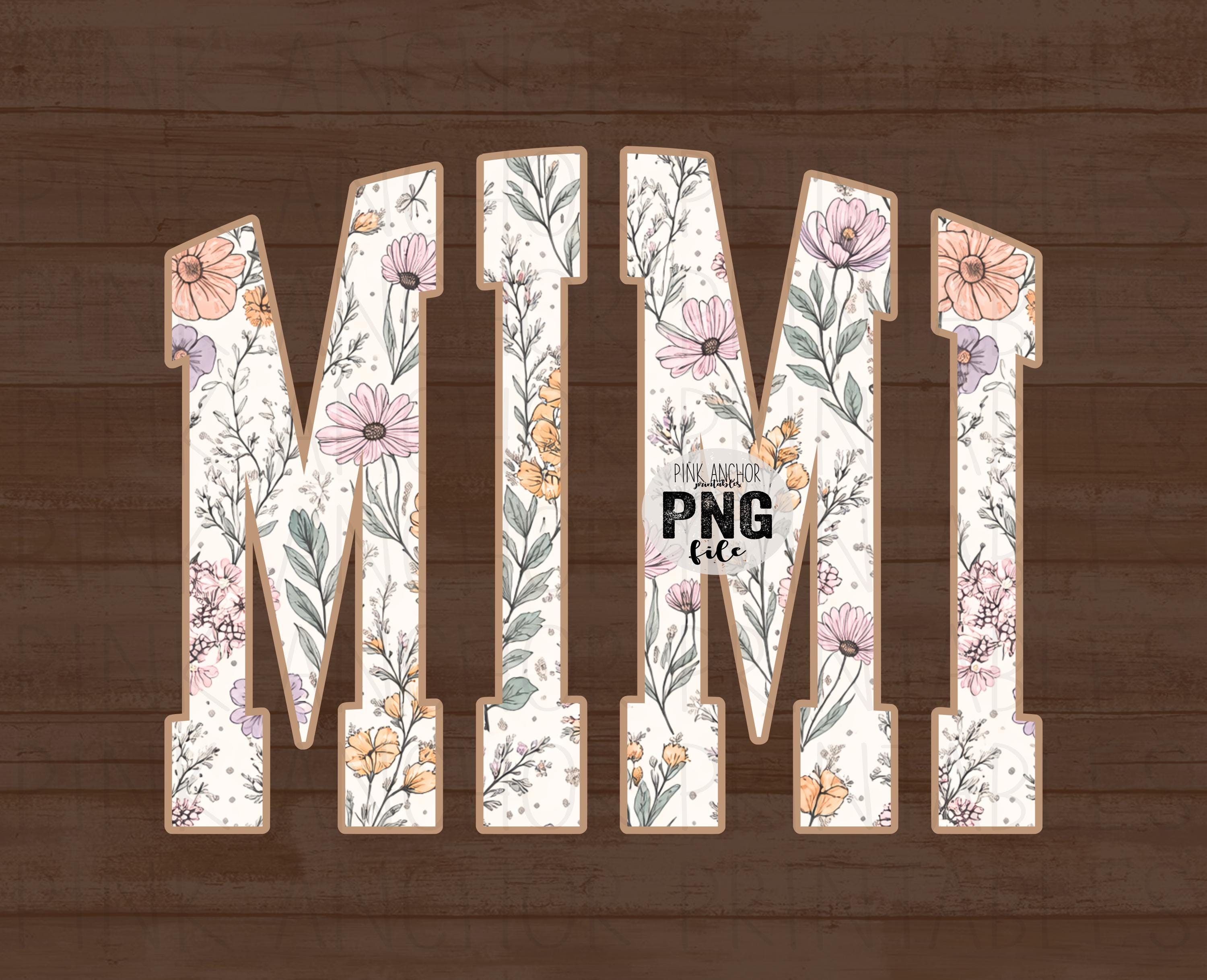 Mimi Floral Wild Flower Png File Clip Art Printable Design INSTANT ...