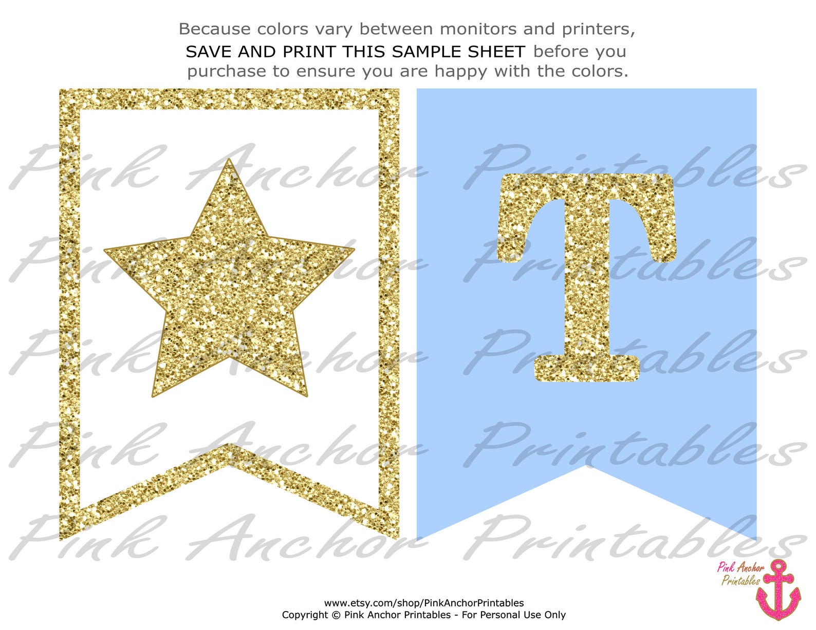 Twinkle Twinkle Little Star Banner With Stars Light Blue - Etsy