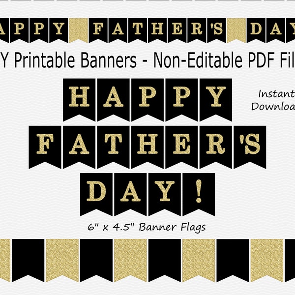 Happy Fathers Day Banner - Etsy