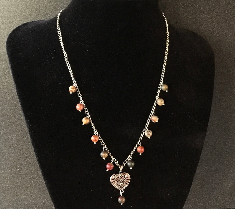 Bleeding Heart Necklace - Etsy