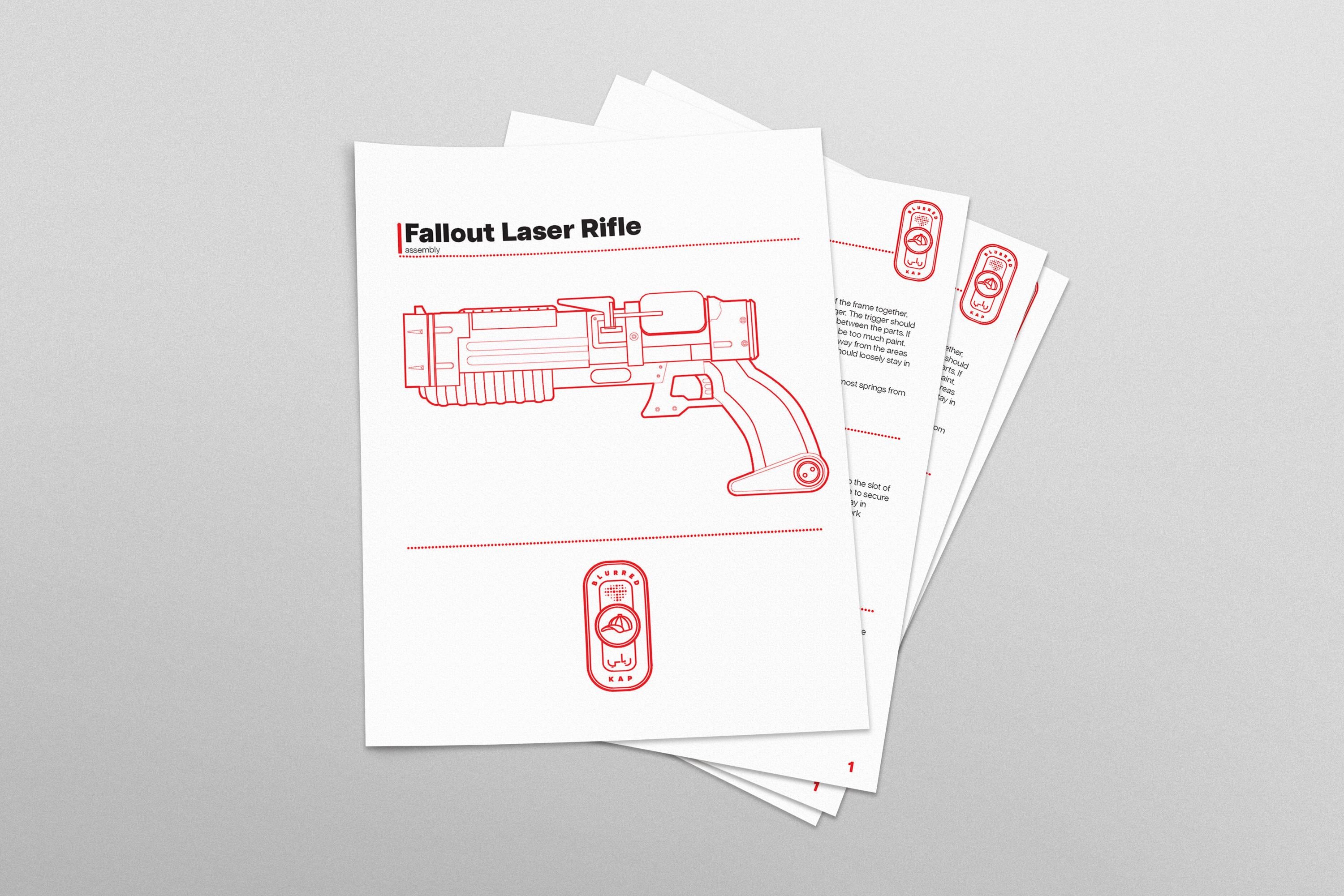 Fallout Laser Rifle 3d Printing File - Etsy