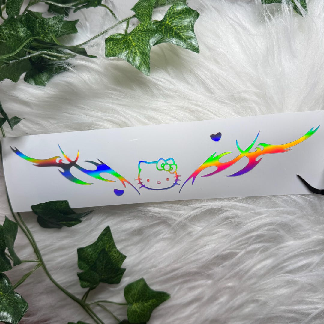 Kitty Car Tramp Stamp Decal, Cute Sticker for Women, Bumper Sticker - Etsy