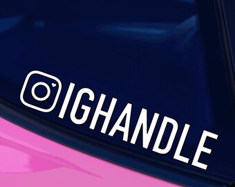 Ig Handle Sticker - Etsy