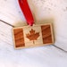 Canada Flag Ornament, Christmas, Custom Wooden, Military, Maple Leaf ...