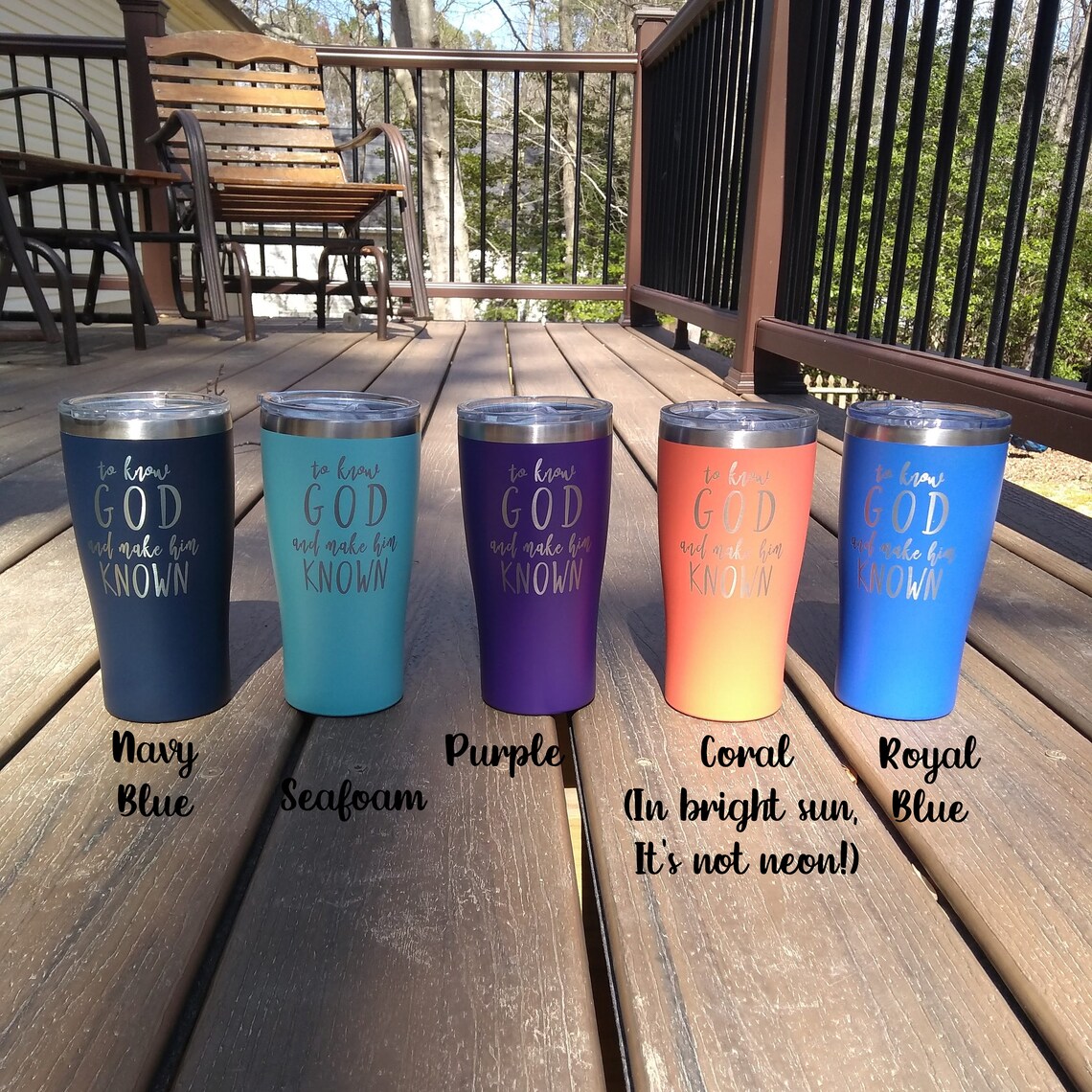 Blessed 20 Oz Coffee Tumbler Christian Mug Hashtag Blessed Etsy