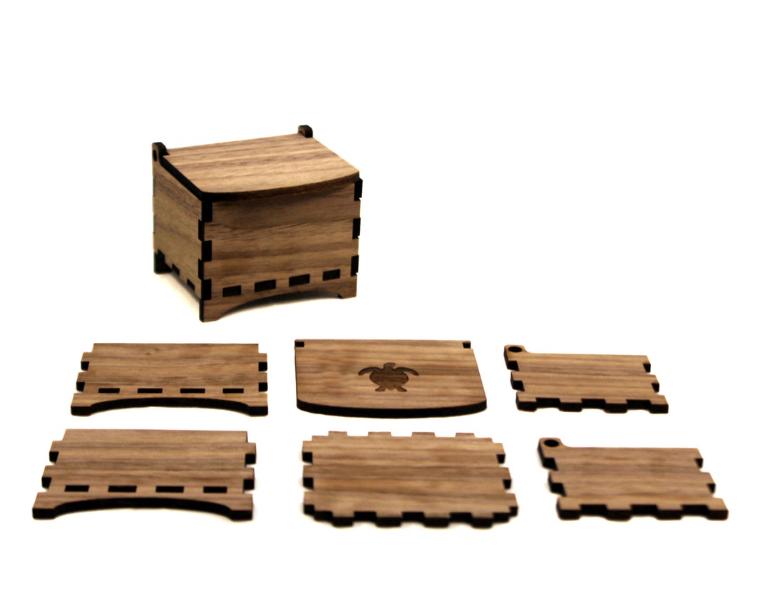 Unassembled Wooden Heirloom Box, Small Gift, Jewelry, Ring, Earring ...