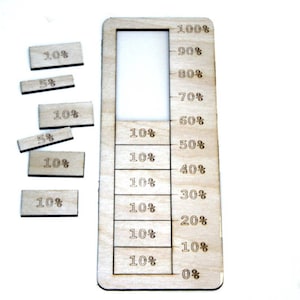 Percent Learning Aid, Mathematics Manipulative, Homeschooling Tool ...