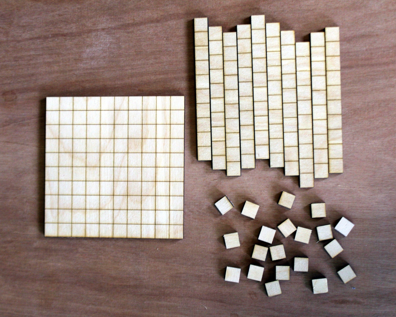 Base 10 Math Manipulatives Homeschooling Montessori | Etsy