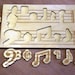 Wooden Music Puzzle Children's Puzzle Music Notes - Etsy