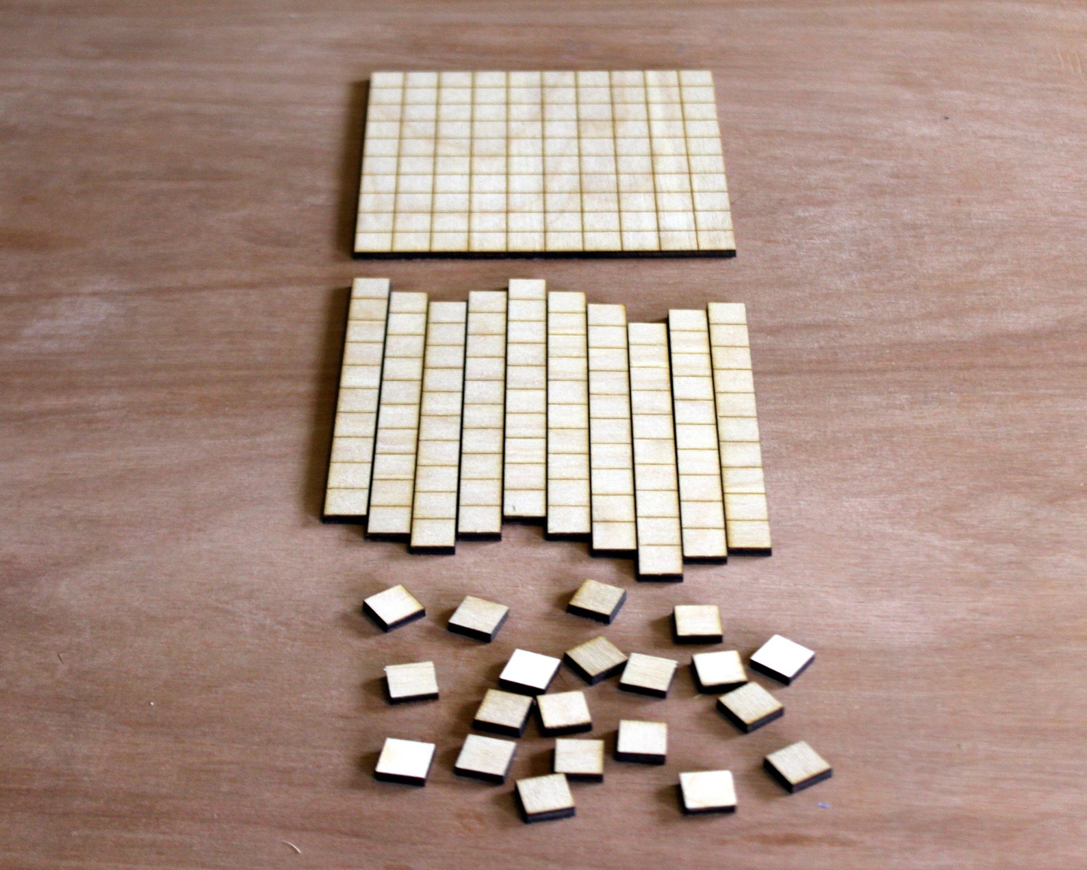 Base 10 Math Manipulatives Homeschooling Montessori | Etsy