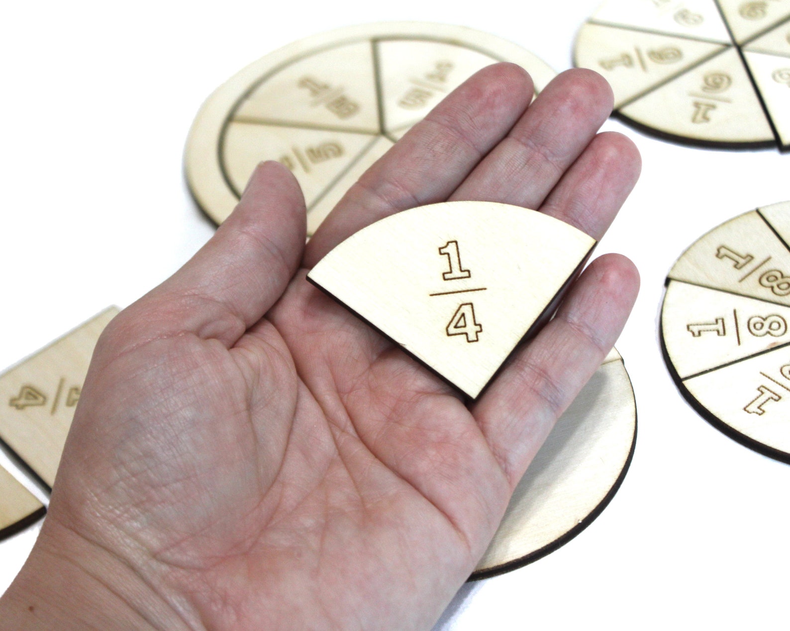 Fractions Learning Aid Mathematics Manipulatives - Etsy