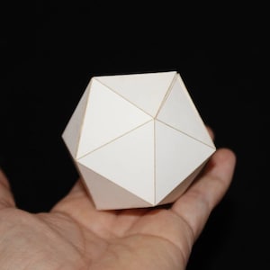 Platonic Solids Paper Models, Polyhedrons, Tetrahedron, Cube ...
