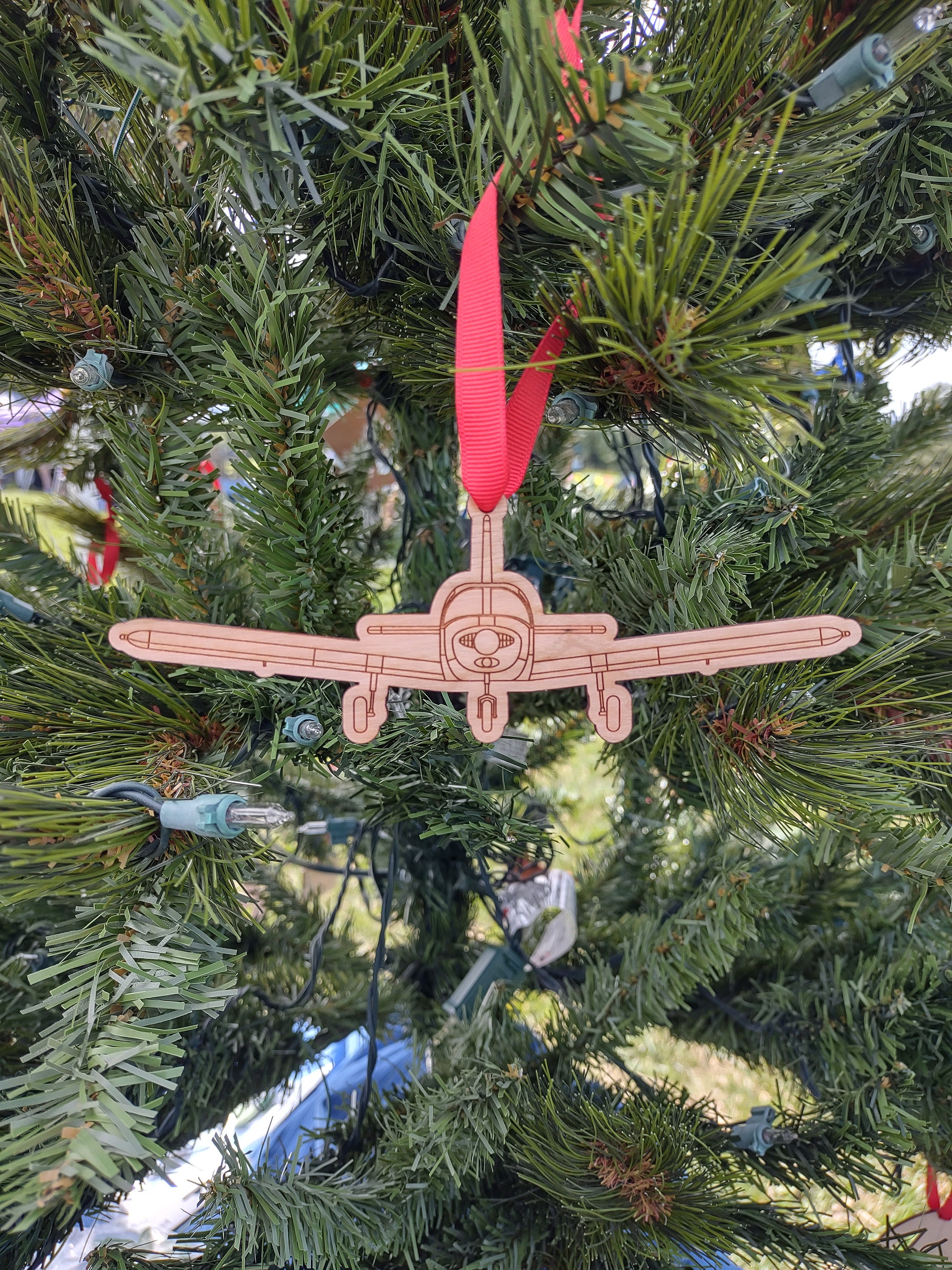 Piper Cherokee Wooden Airplane Ornament Laser Cut Front - Etsy