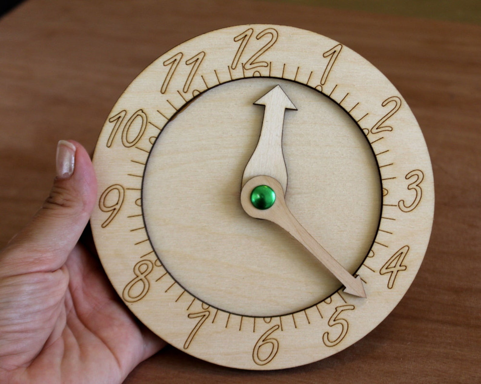 Analog Clock Learning Aid, Telling Time, Time Keeping, Mathematics ...