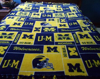 Michigan Blanket | Etsy