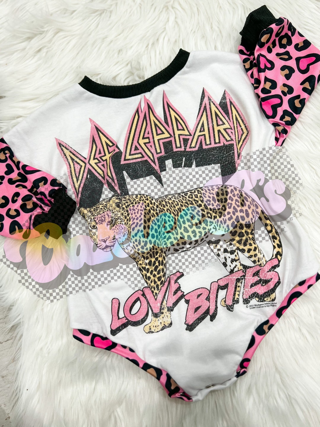 Def Leppard Baby Toddler Upcycled T Shirt Sweater Onesie Romper - Etsy