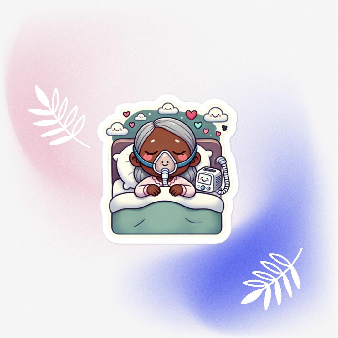 CPAP Cozy Sleep Apnea Sticker - Etsy
