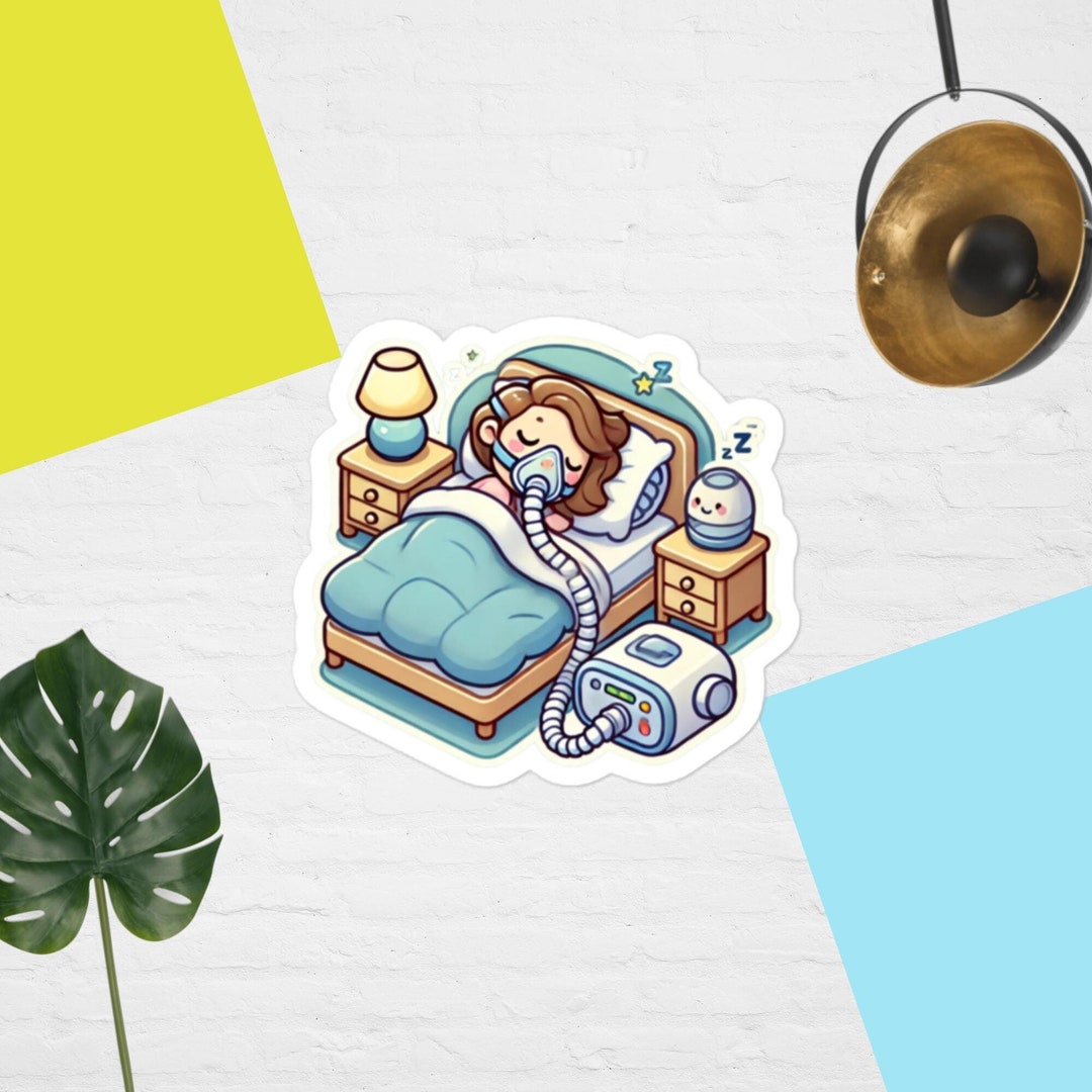 CPAP Cozy Sleep Apnea Sticker - Etsy