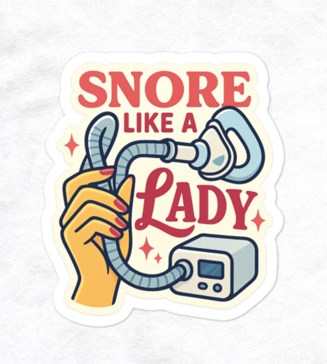 CPAP Queen Sticker: Sleep Apnea Awareness, Chronic Illness Gift - Etsy