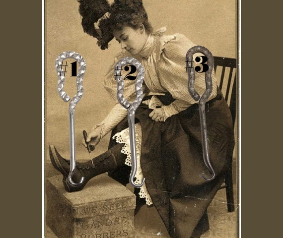 1800s Antique Sterling Victorian Corset Button Hook ~… - Gem