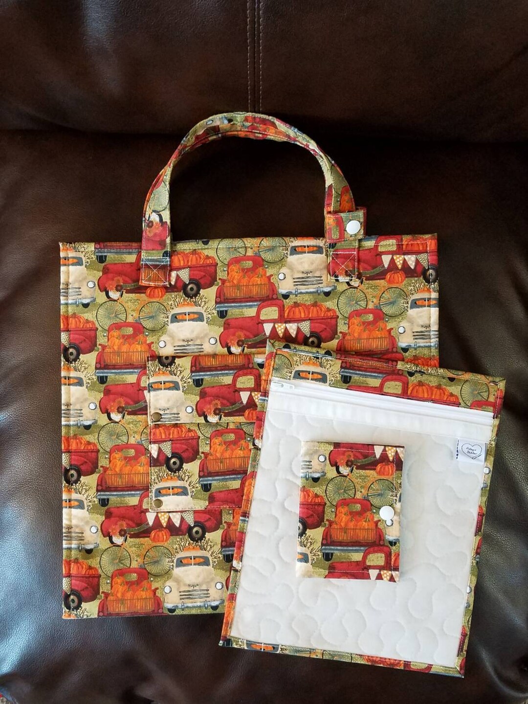 Project Bag With Handles/project Bag Set/cross Stitch Project Bag/abc ...