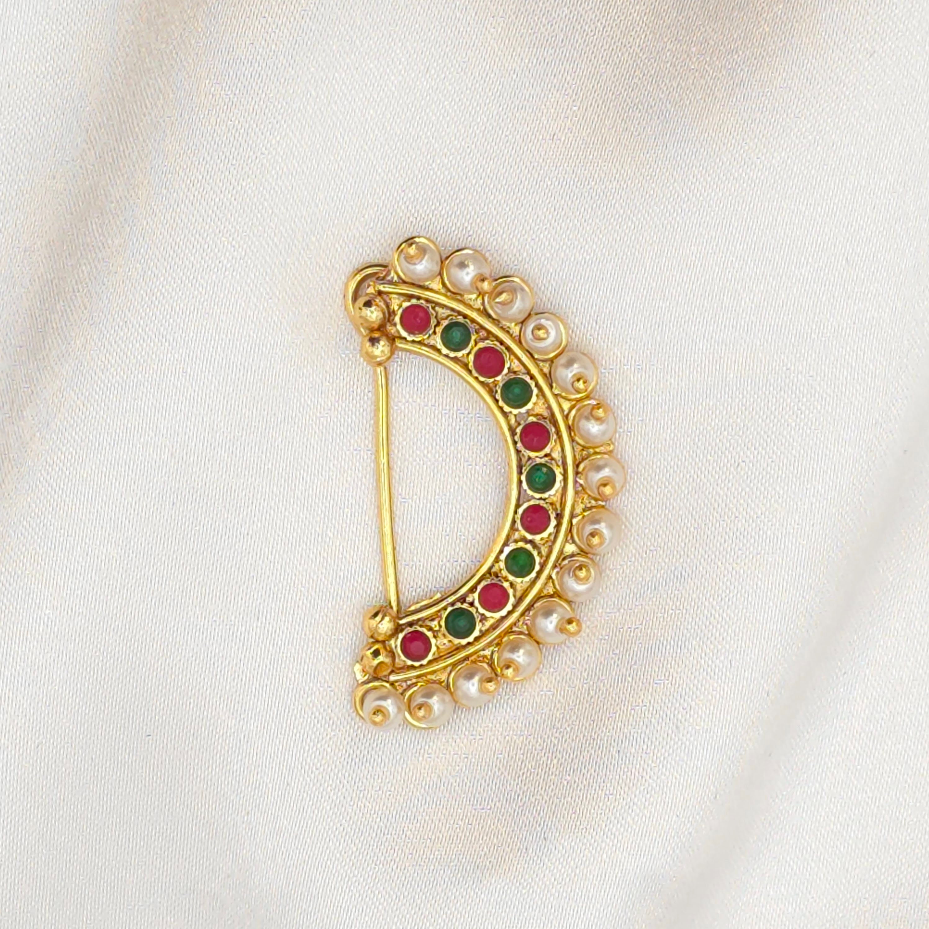 Choose From Maharashtrian Nath Pressing Gold Polished - Etsy