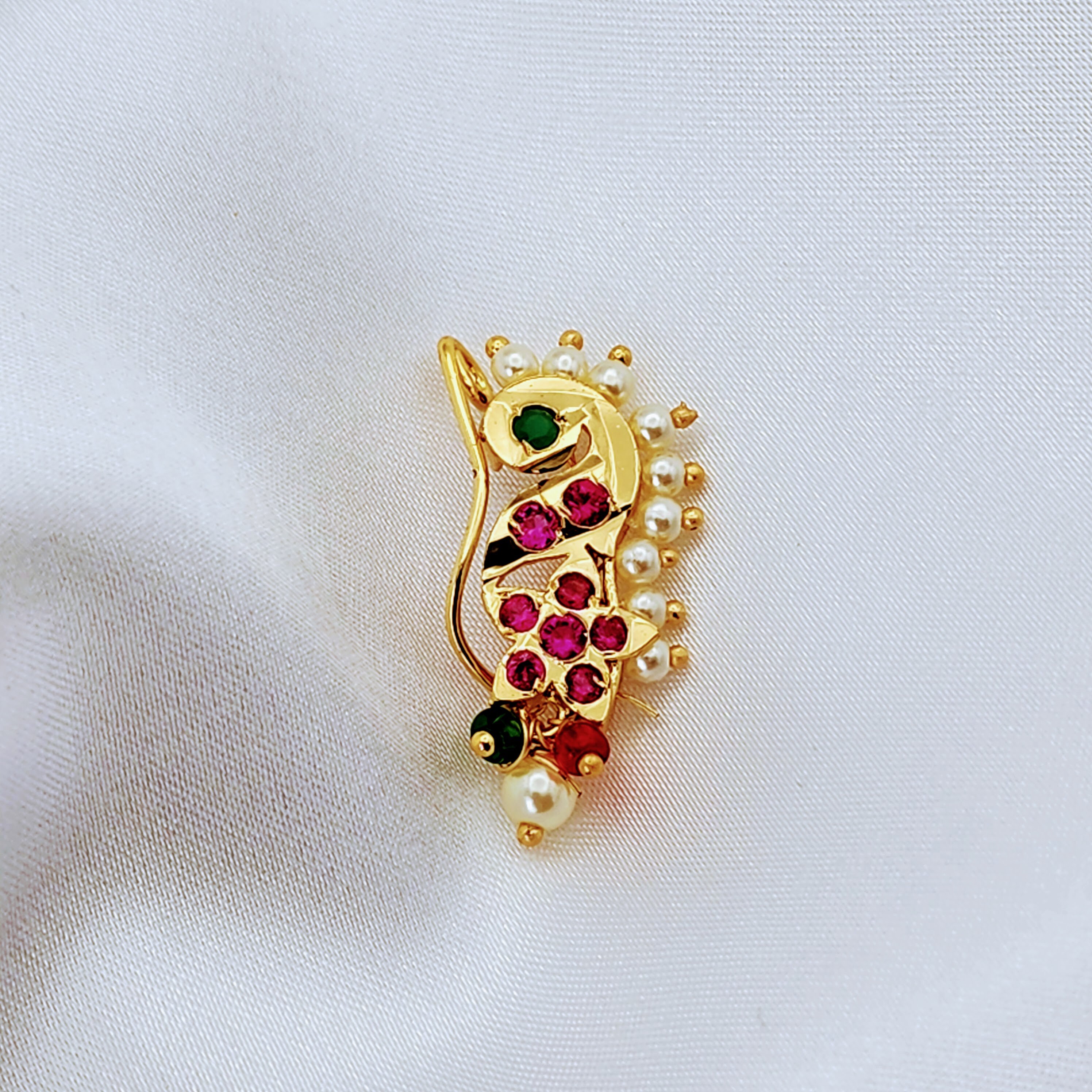 Choose From Maharashtrian Nath Pressing Gold Polished - Etsy