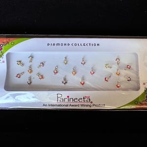 Bindi Packet Face Accessory Indian Stick On - Etsy