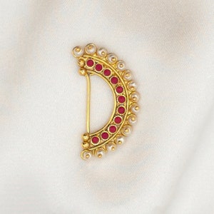 Choose From Maharashtrian Nath Pressing Gold Polished - Etsy