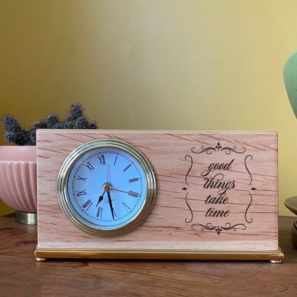 Laser Engraved Clock - Etsy