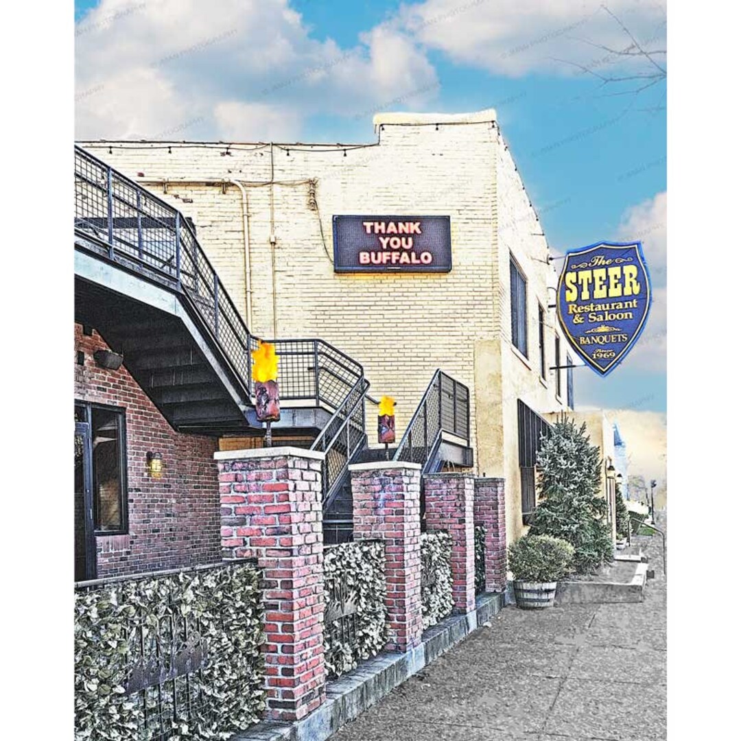The Steer Restaurant & Saloon Photographic Image, Buffalo NY - Etsy