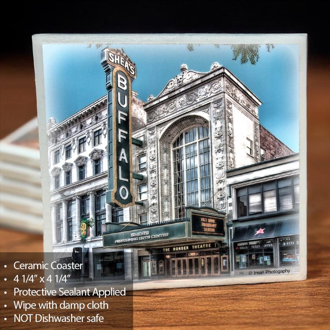 Shea's Theatre Ceramic Coaster Photo Image - Etsy