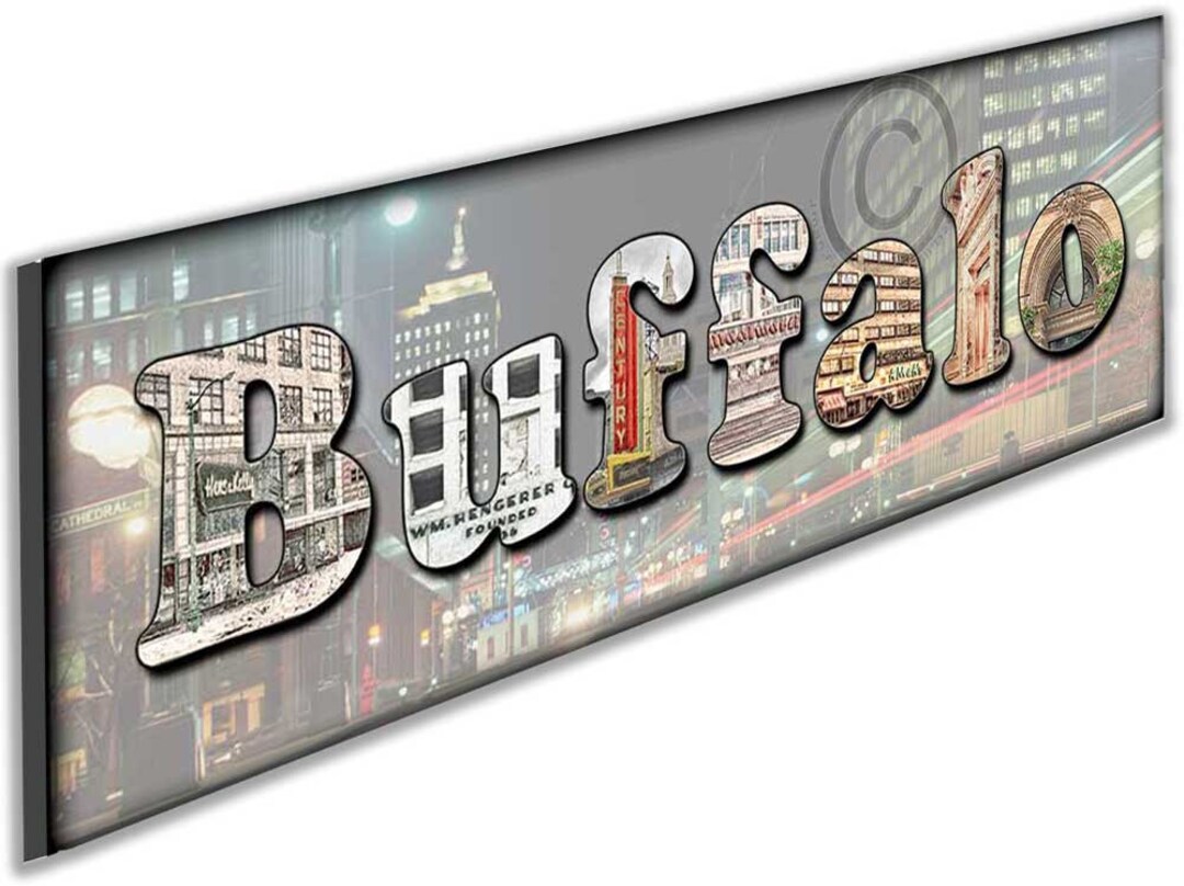 Buffalo Letters & Buildings 3 Main Street - Etsy