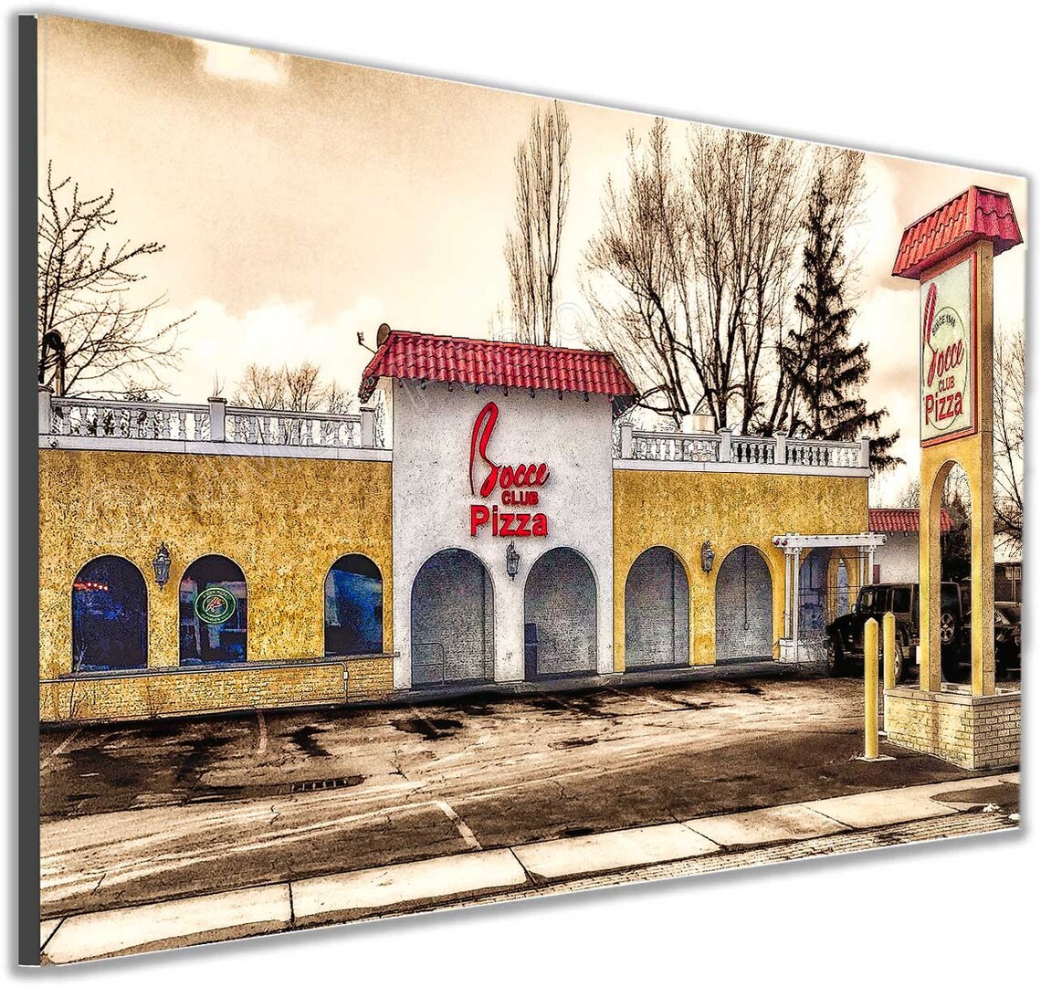 Bocce Club Pizza on Bailey Avenue Photograph in Buffalo NY --horizontal ...