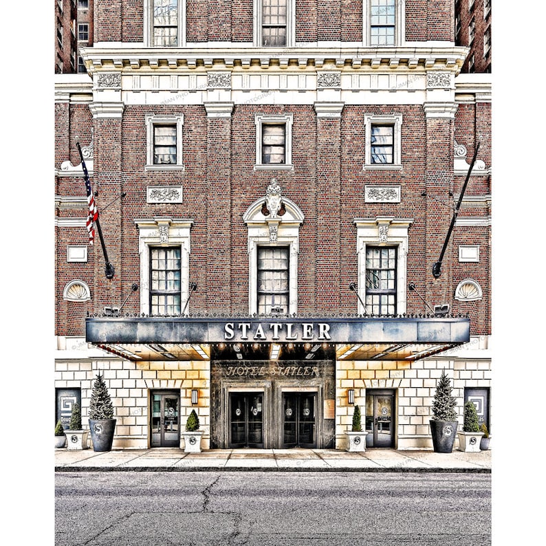 Statler Hotel Entrance- Buffalo, NY Photo--vertical Image -- - Etsy