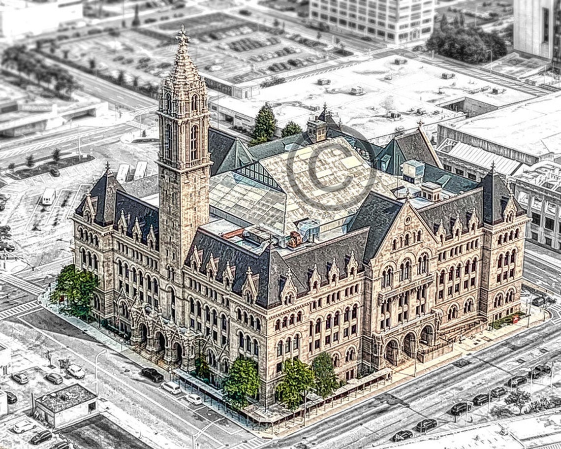 Old Post Office - ECC Campus - Buffalo, NY - Etsy