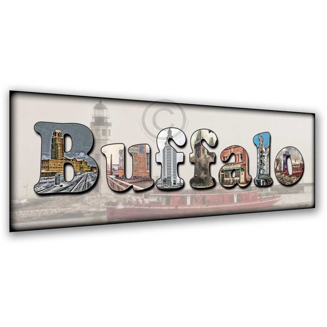 Buffalo Letters & Buildings - #1 Cotter - Etsy