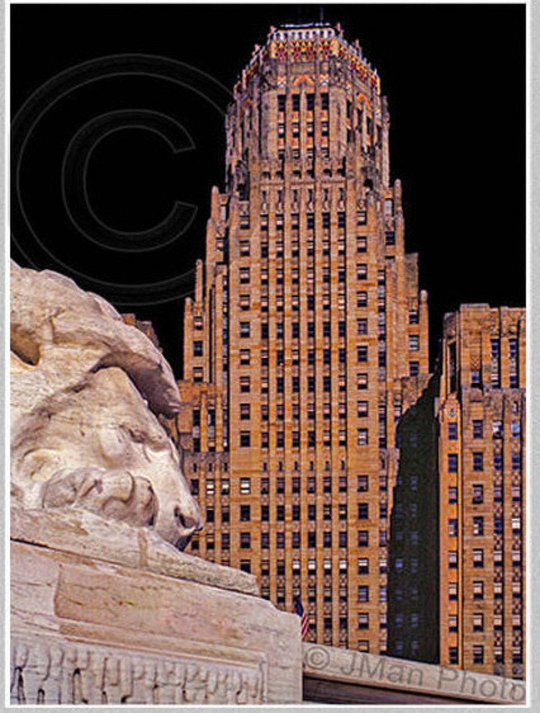 City Hall Lion - Buffalo NY - Etsy