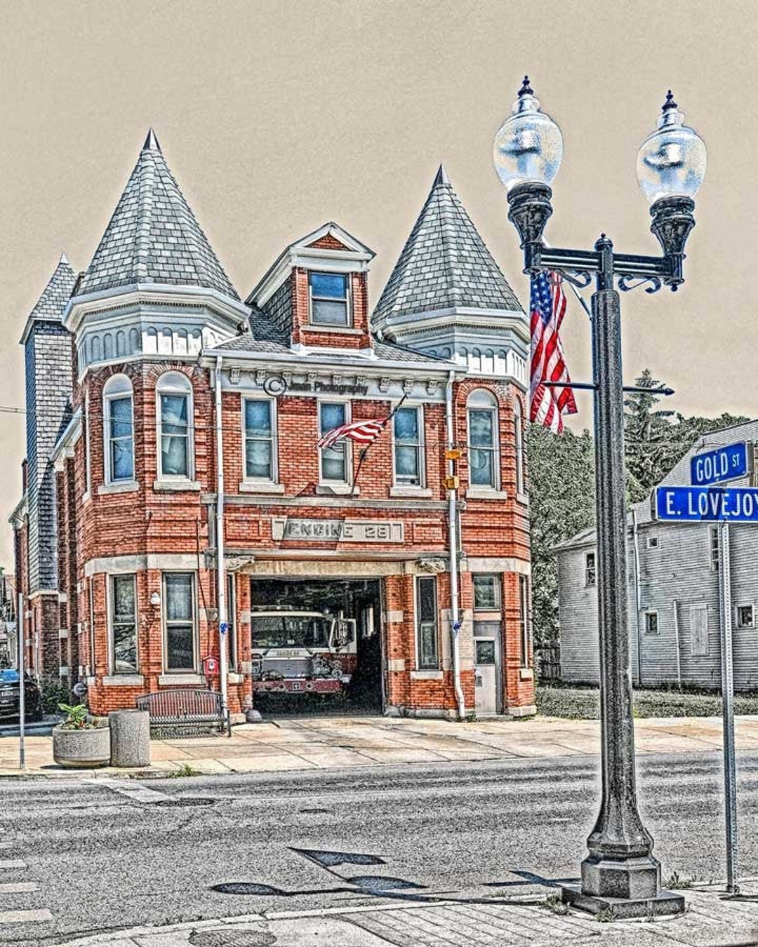 Engine House No 28 in Buffalo New York Photograph Image - Etsy