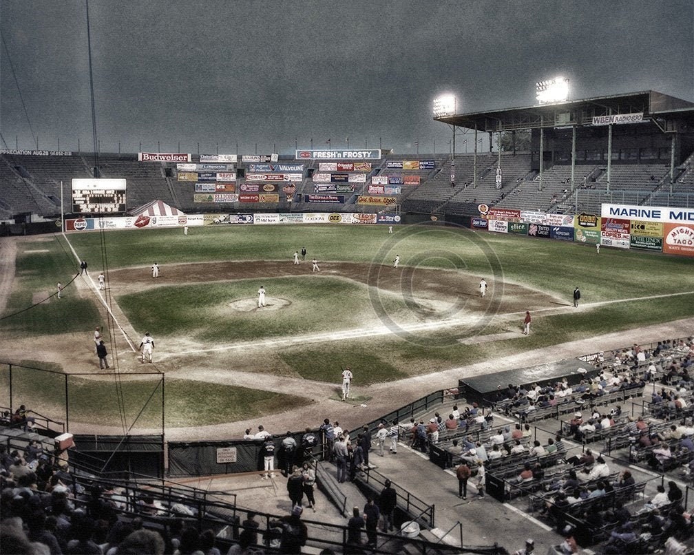 War Memorial Stadium, Bisons Baseball, Old Rockpile, Baseball Diamond ...