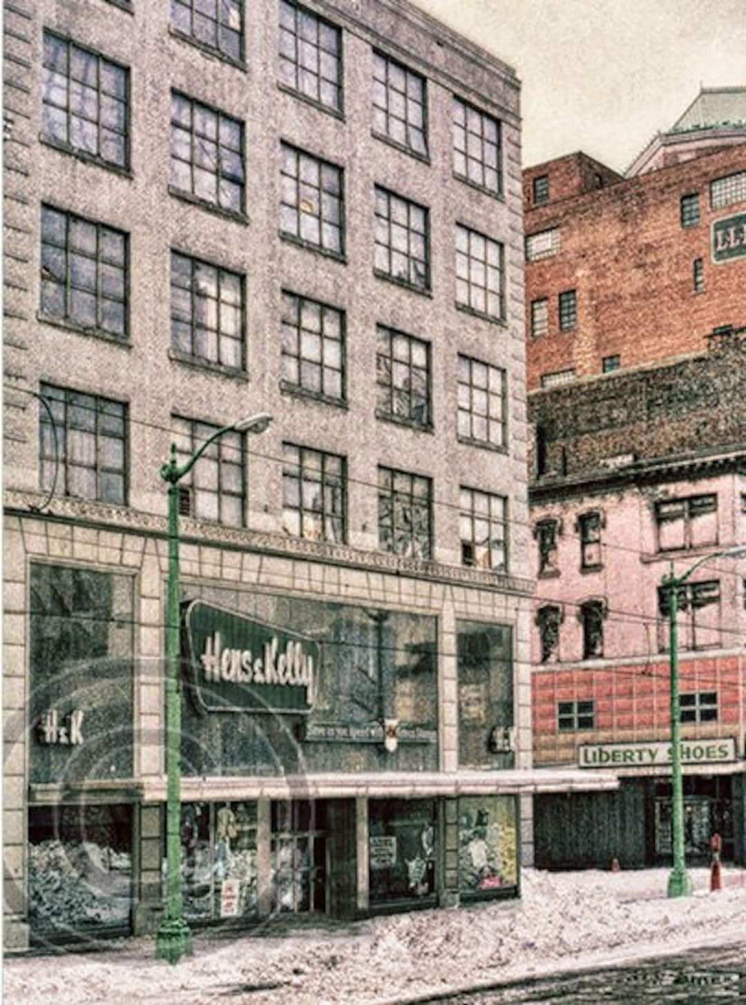 Hens & Kelly - S and H Green Stamps - Main Street, Buffalo New York - Etsy