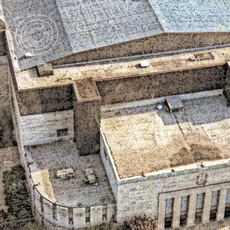 Aud - Buffalo Memorial Auditorium Aerial View -foot of Main Street ...